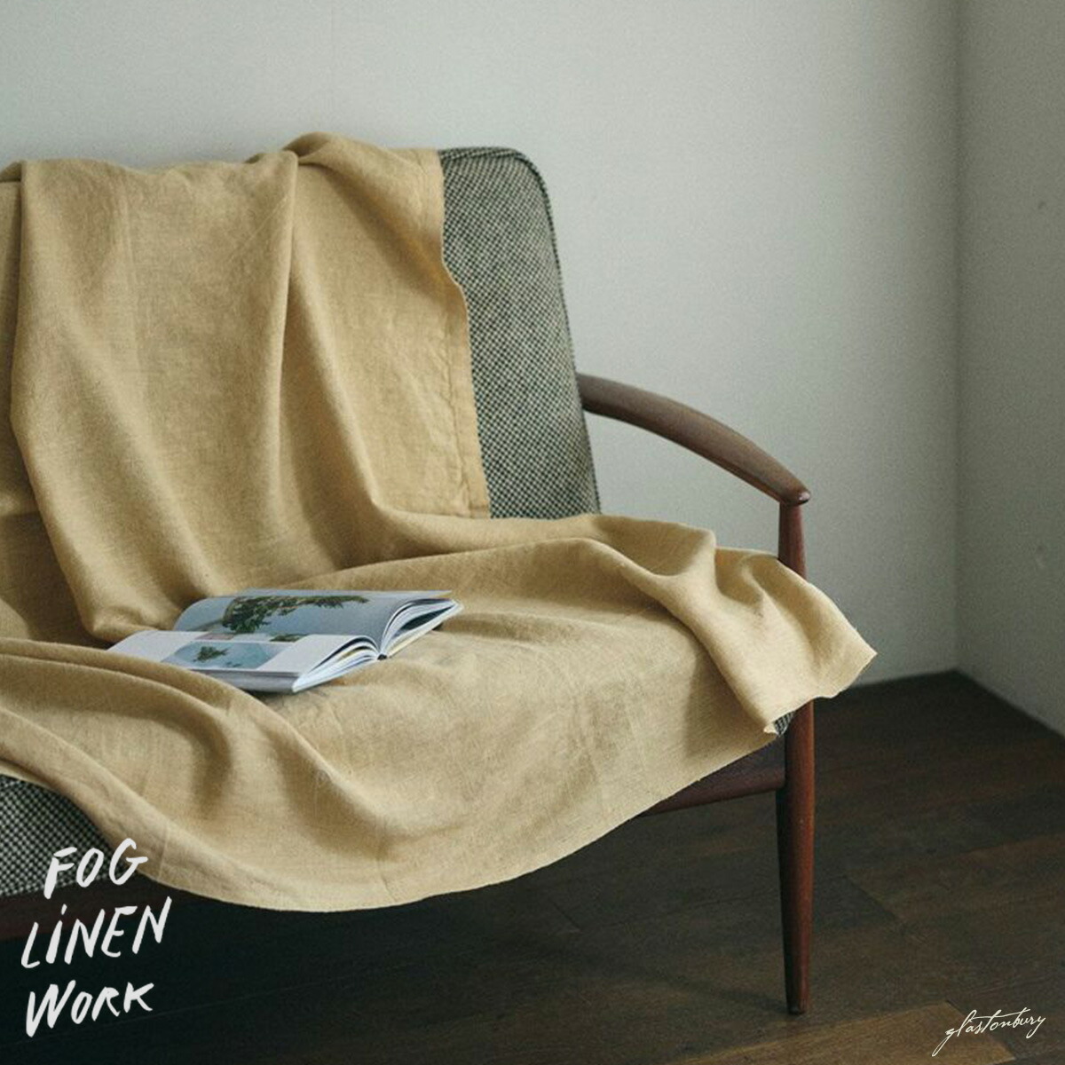 【楽天市場】（fog linen work）リネンブランケット カナリ（フォグリネンワーク）：グラストンベリー