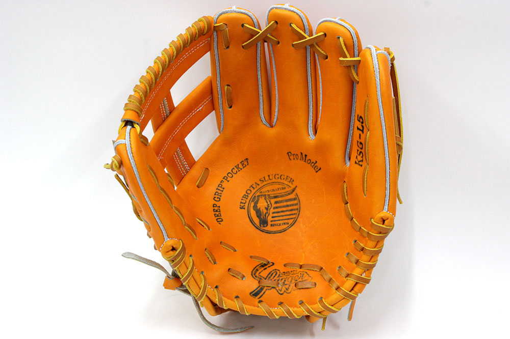 【楽天市場】久保田スラッガー 硬式グローブ 内野手 KSG-L5 DPオレンジ 三遊間向け 伝説の名手辻発彦氏モデル 高校野球対応：型付けグラブ専門店GTK 楽天市場店