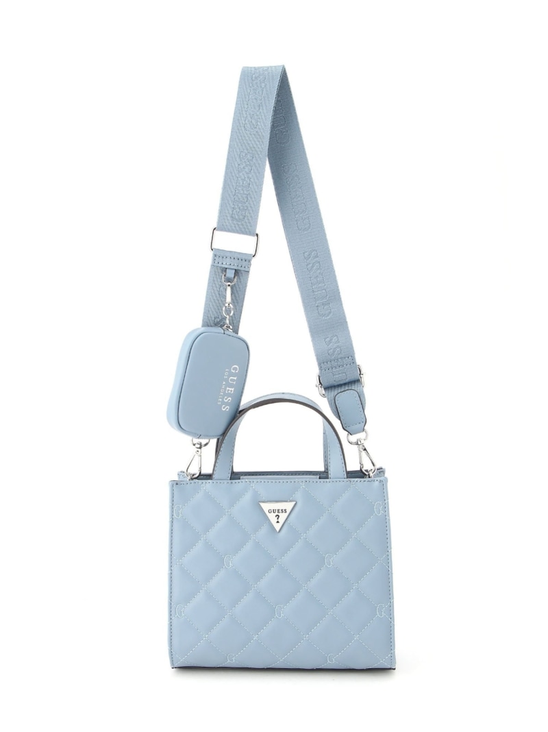 【楽天市場】【SALE／60%OFF】(W)COLTON Mini Tote GUESS ゲス バッグ ショルダーバッグ ブルー イエロー ...