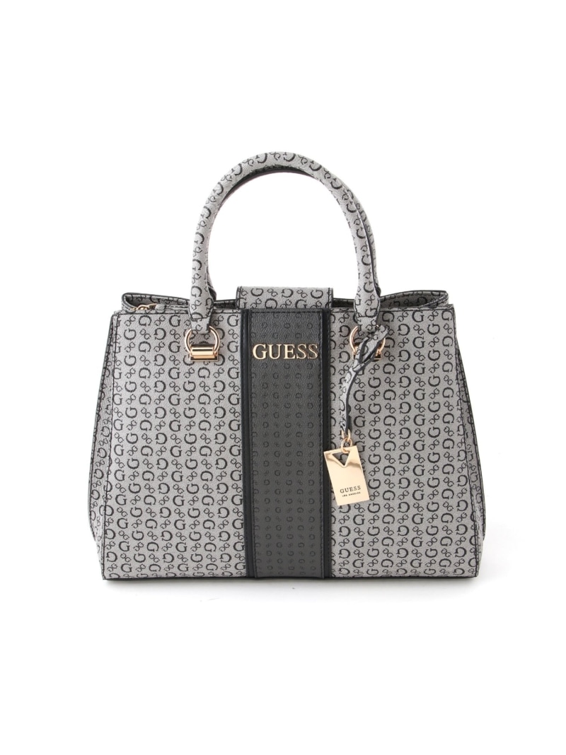 【楽天市場】【SALE／20%OFF】GUESS/(W)SUMA Satchel GUESS ゲス バッグ トートバッグ ブラック ブラウン ...