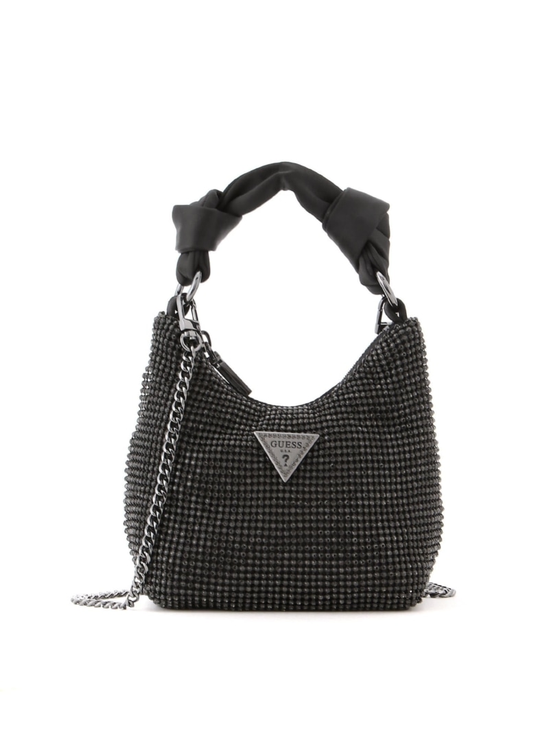 【楽天市場】【SALE／30%OFF】GUESS バッグ(W)LUA Mini Hobo GUESS ゲス バッグ ショルダーバッグ ブラック ...