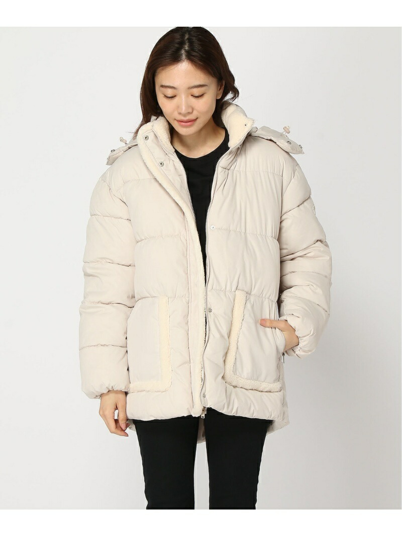【楽天市場】【SALE／30%OFF】(W)Hooded Padding Jkt GUESS ゲス ジャケット・アウター その他のジャケット ...