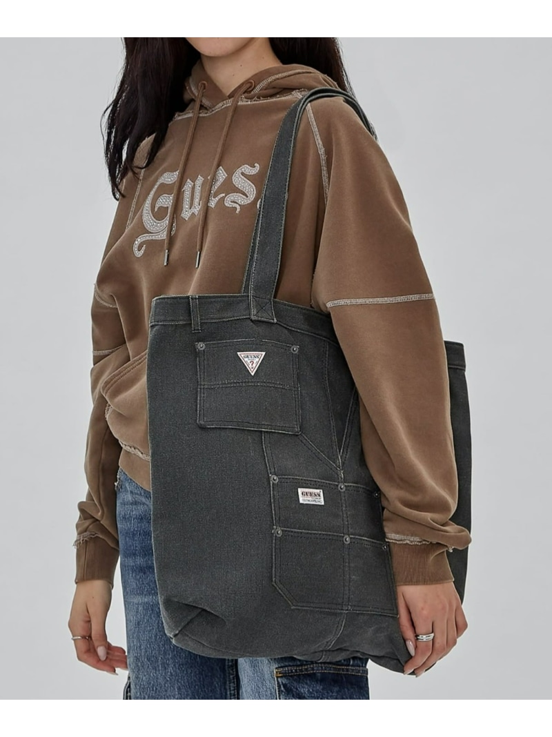 【楽天市場】【SALE／30%OFF】GUESS トートバッグ (M)GUESS Originals Canvas Tote GUESS ゲス ...