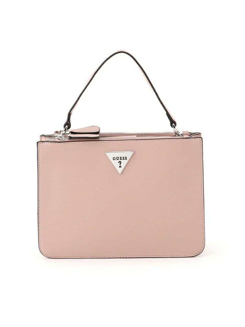 【楽天市場】【SALE／30%OFF】(W)BRISBIN Satchel GUESS ゲス バッグ ショルダーバッグ ピンク ベージュ ...