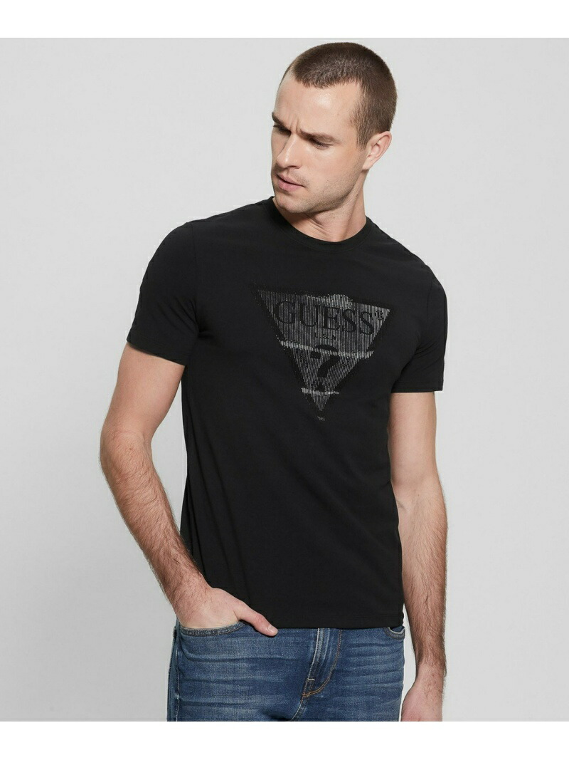【楽天市場】【SALE／30%OFF】GUESS Tシャツ (M)Eco Triangle Crewneck Tee GUESS ゲス ...