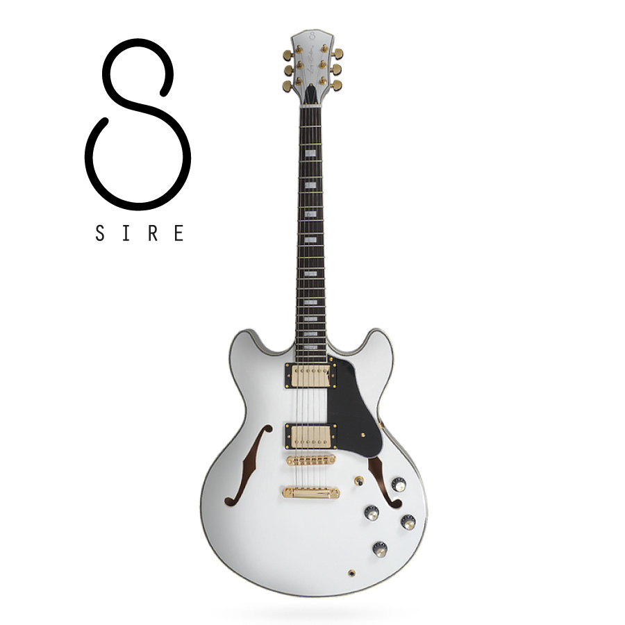 【楽天市場】Sire H7 -WHT- 新品[サイアー][White,ホワイト,白][Larry Carlton,ラリーカールトン][セミアコ ...