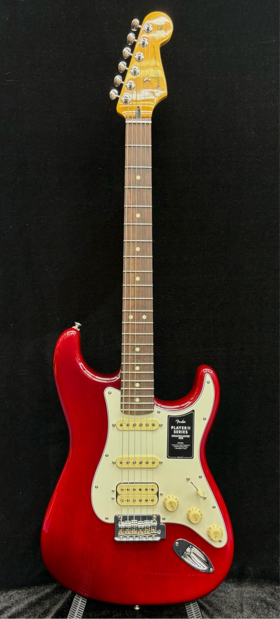 【楽天市場】Fender Player II Stratocaster HSS-Transparent Cherry Burst ...