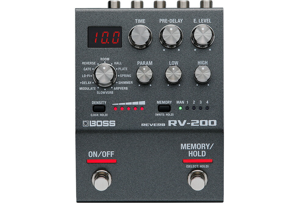 【楽天市場】BOSS RV-200 Reverb 新品 リバーブ 新品 [ボス][Effector,エフェクター]：ギタープラネット