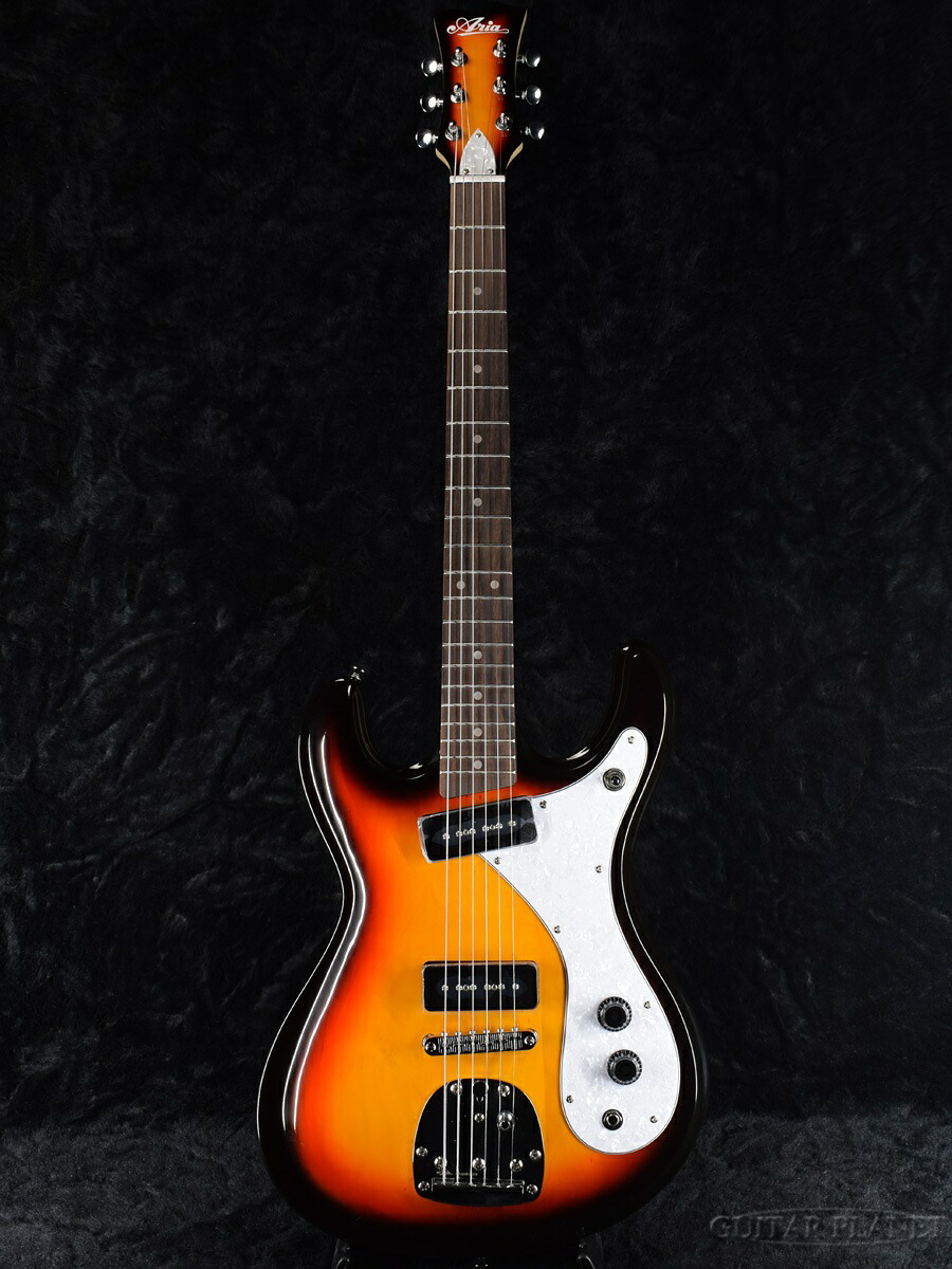 【楽天市場】Aria DM-01 3TS 新品 サンバースト[アリア][ビザール][Sunburst][Electric Guitar,エレキ ...