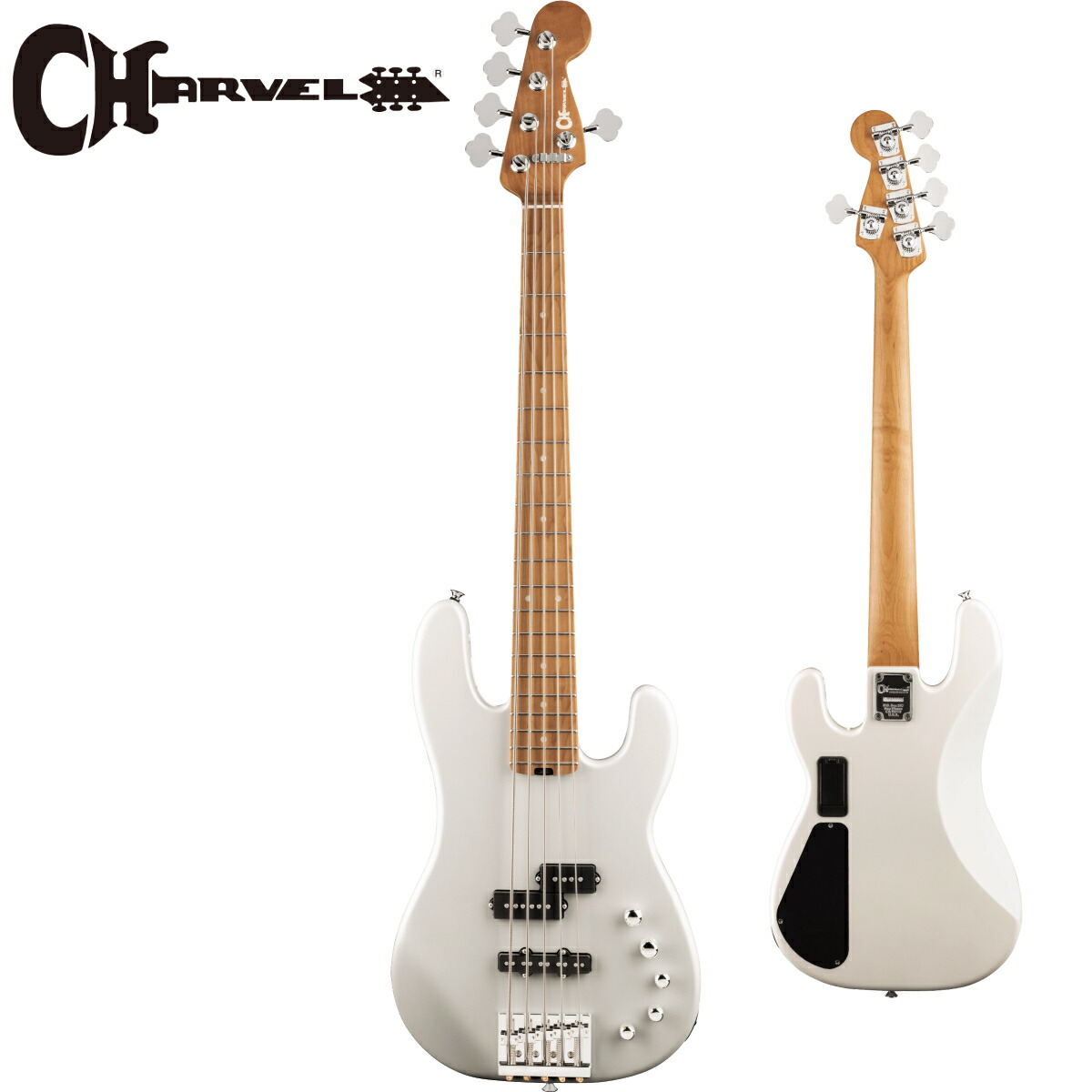 【楽天市場】Charvel Pro-Mod San Dimas Bass PJ V -Platinum Pearl- 新品[シャーベル ...