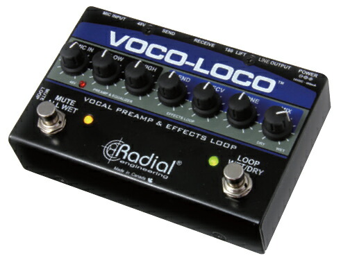 【楽天市場】Radial VOCO-LOCO 新品 ボーカル／楽器用エフェクト・スイッチャー[ラディアル,ラジアル][VOCO LOCO ...