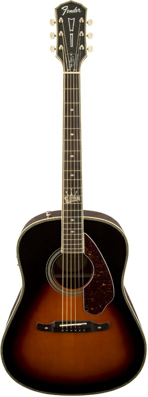 【楽天市場】Fender Ron Emory "Loyalty" Slope Shoulder Dreadnought Sunburst 新品 ...