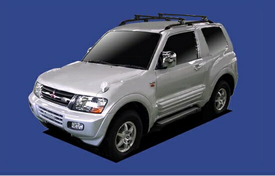 【楽天市場】【パジェロ専用システムキャリアセット】H11.9～H18.10 V65W/V68W ルーフレール付 ショートボディー セイコウ TUFREQ タフレック VB8+FRA1+不要 ...