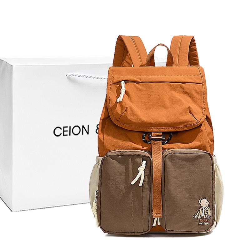 【楽天市場】レディース バックパック ファッション フランスの CEION &amp KEUST の 女性用 ファッション アウトドア 登山 ...