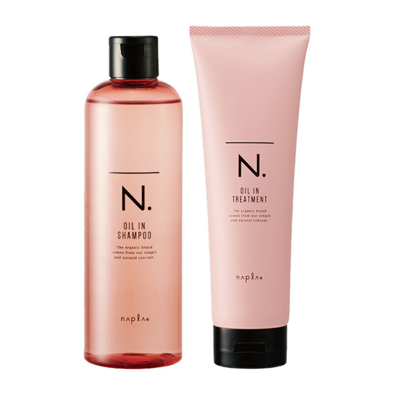【楽天市場】ナプラ N. エヌドット オイルイン シャンプー 300ml＋トリートメント 240g 計2個 お試しセット[Nドット ナプラ nドット napla ダメージケア シャンプー ...
