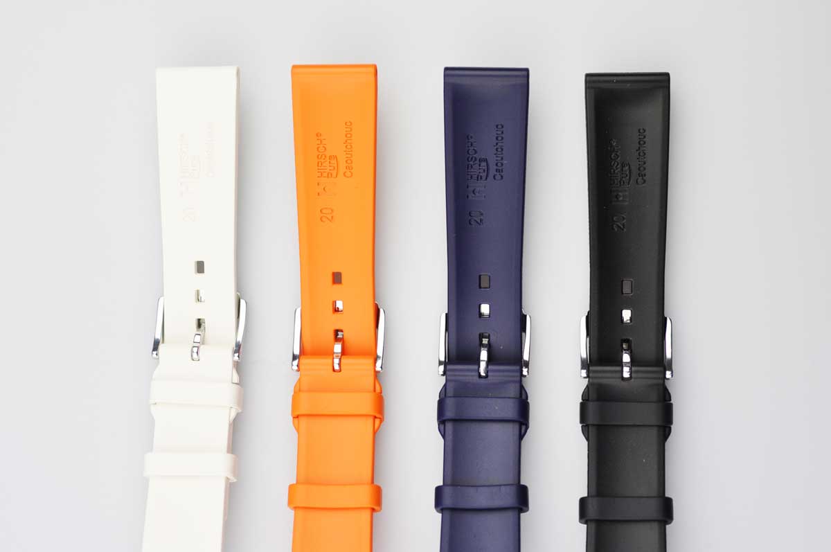 【楽天市場】HIRSCH ヒルシュ PURE(ピュア) 4色 腕時計ベルト カウチューク(天然ゴム) 18mm/20mm/22mm24mm：8号店