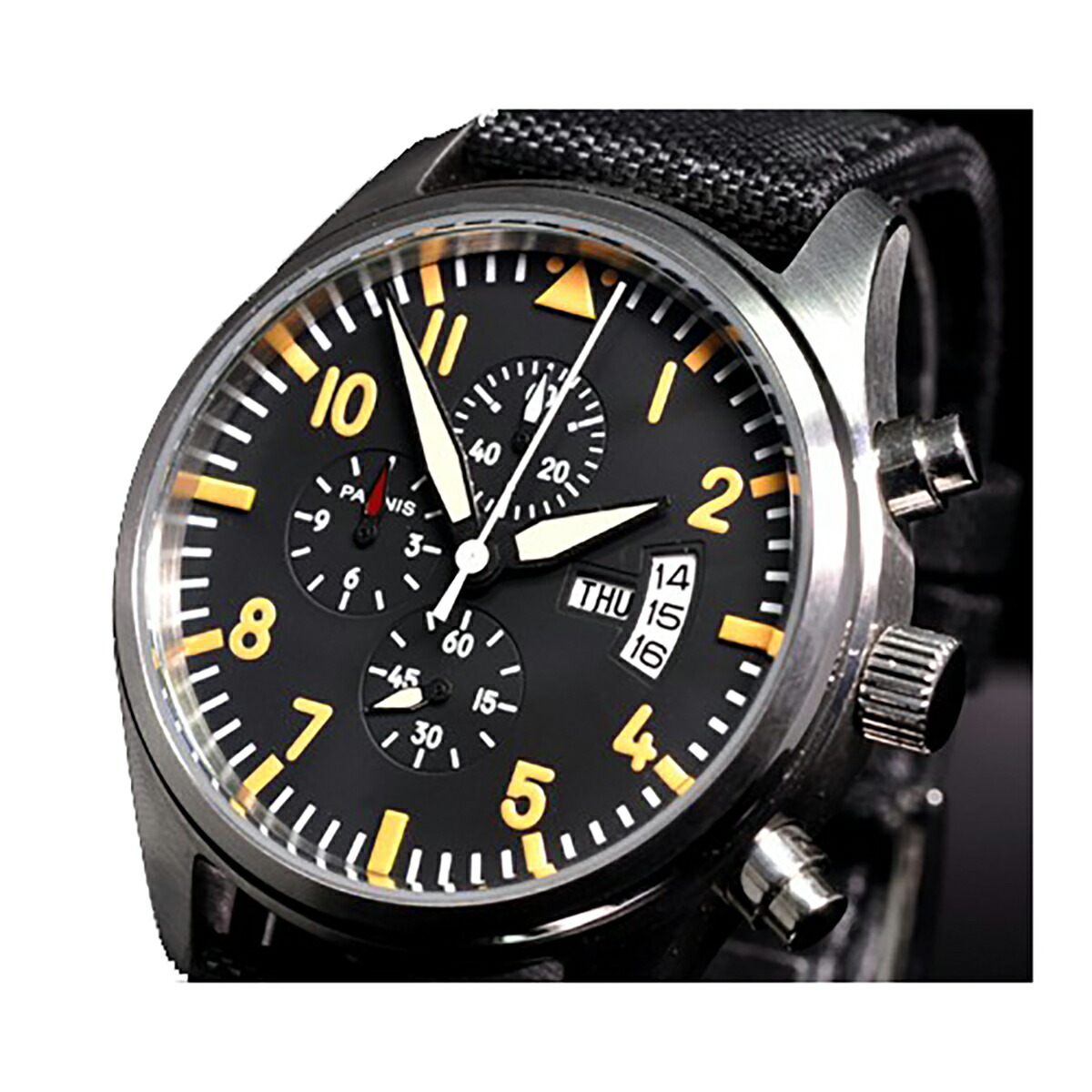 【楽天市場】PARNIS パーニス クォーツ 腕時計 メンズ [PN-042B] 並行輸入品 当店保証24ヵ月：8号店