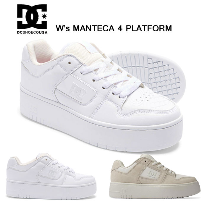 【楽天市場】DC スニーカー レディース マンテカ 4 プラットフォーム DCシューズ MANTECA 4 PLATFORM DW241002 ...