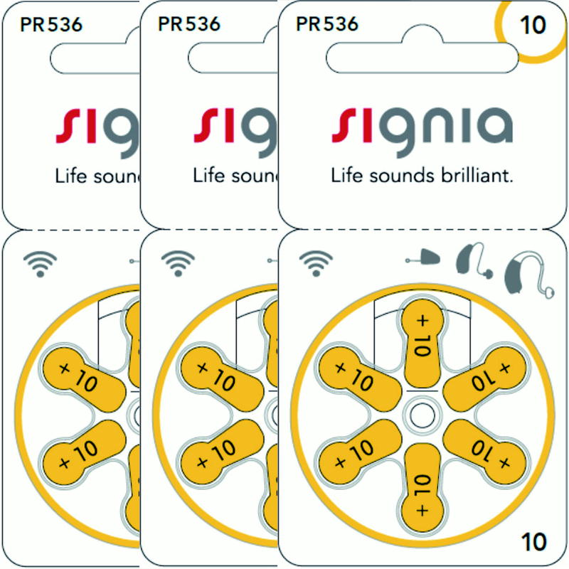 【楽天市場】補聴器電池 PR536(10) シーメンス シグニア 3パック ?：maxtool