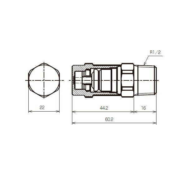 【楽天市場】光陽産業:自動ロック付検圧プラグ 型式:GKP-R：配管部品 楽天市場店