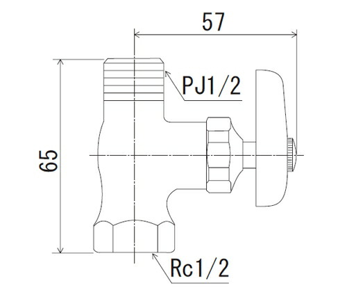 【楽天市場】KVK:ストレート形止水栓 型式:K31-P4：配管部品 楽天市場店