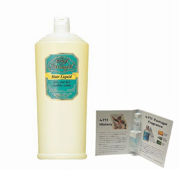 【楽天市場】4711 ポーチュガルヘアリキッド 950ml(オーデコロン携帯用1ml付き)：アクアofサイエンス