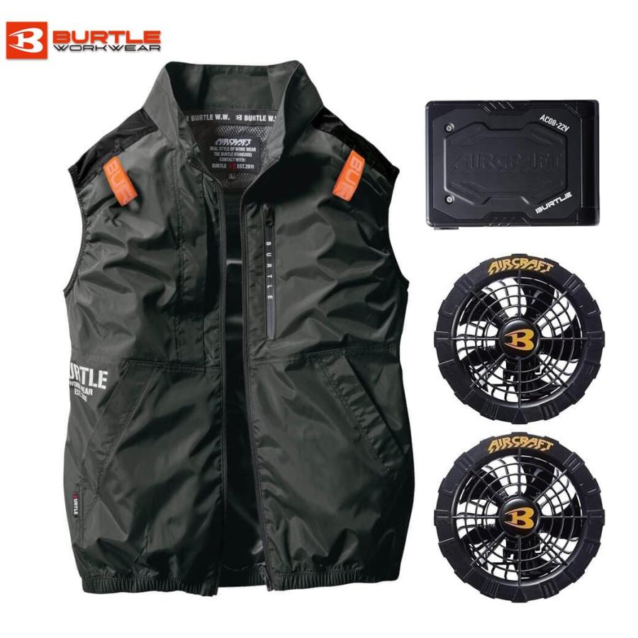 【楽天市場】バートル エアークラフト ACベスト AC2014 ミルスグリーン 14 (22Vリチウムイオンバッテリー黒AC08・ファン ...