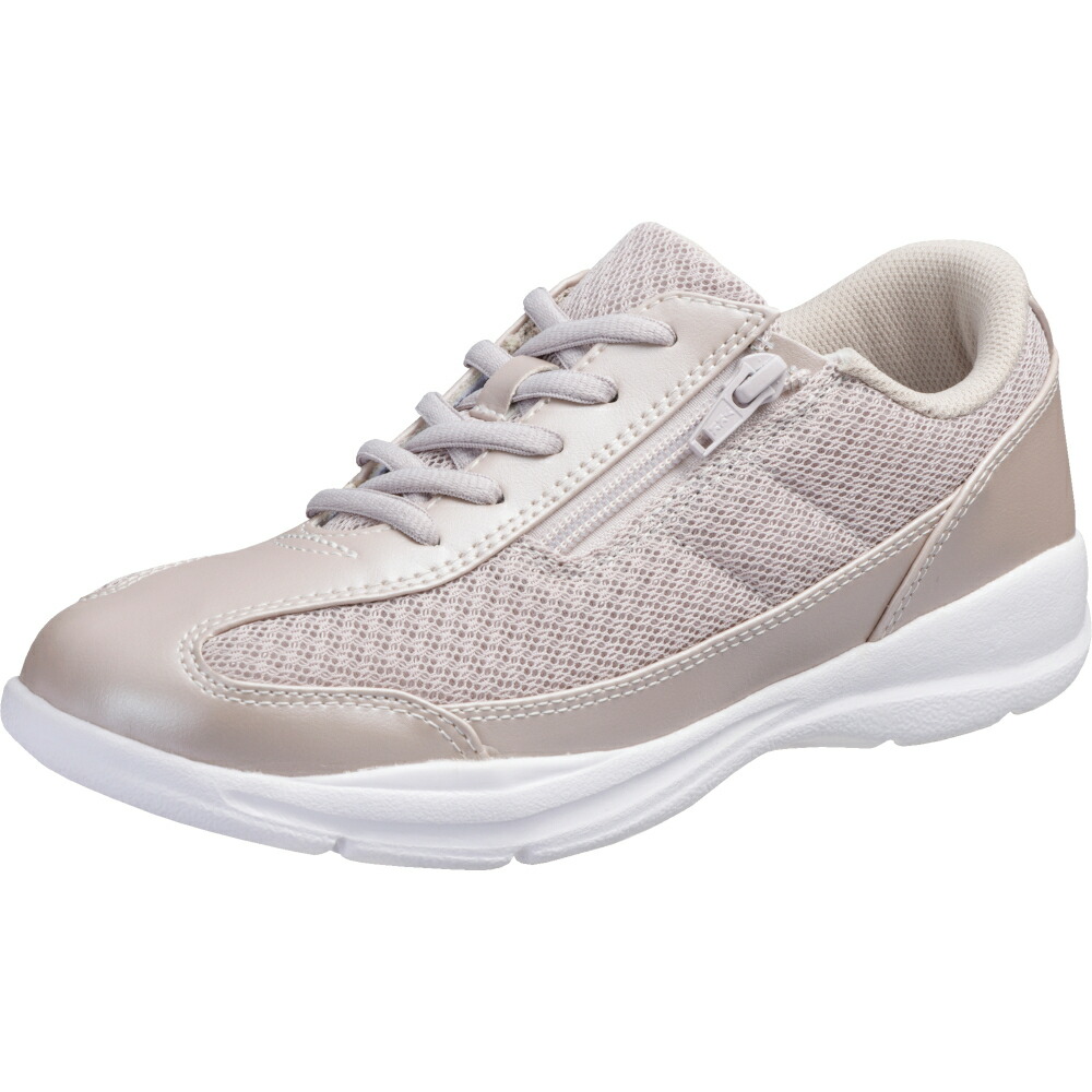 【楽天市場】asahi shoes(アサヒシューズ) ファスナー付きスニーカー アサヒ KE77016 【ベージュ】 ジュニア 子供用 茶 ...