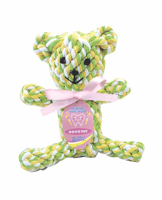 【楽天市場】（株）ノルコーポレーション 歯みがきトイロープベアYE＆GR PT-HGT-1-2 犬 用品 玩具 アジリティグッズ ...
