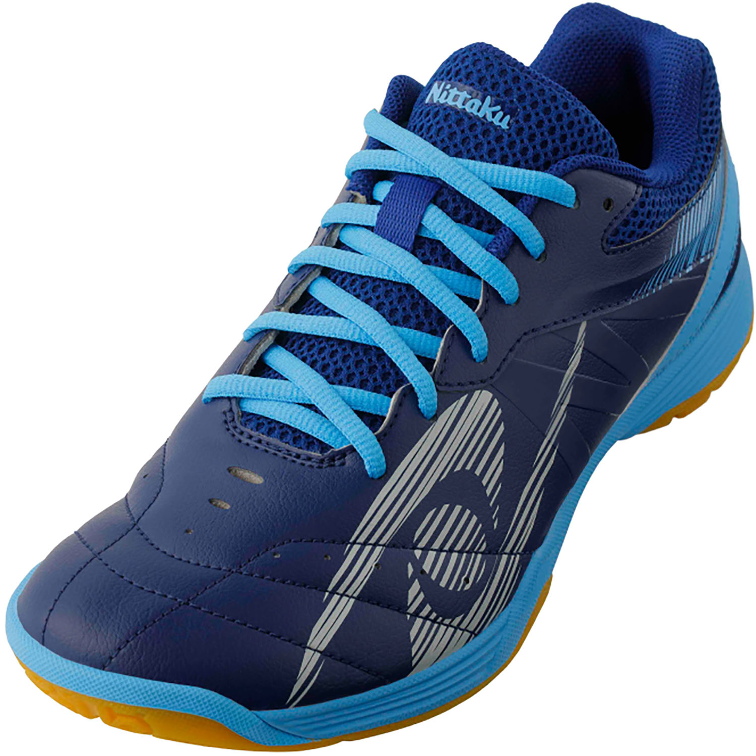 【楽天市場】Nittaku （ニッタク） 卓球 シューズ ムービングエース 【ネイビー×サックス】 NS-4438 02 シューズ シューズ メンズ・レディース 男性用・女性用 ネイビー 紺 ...