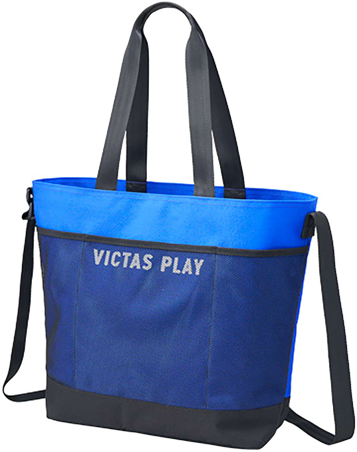 【楽天市場】VICTAS （ヴィクタス） 卓球 バッグ メッシュポケット ダブルストラップトート 【ブルー】 682501 5000 バックパック バッグ メンズ・レディース 男性用・女性用 ...