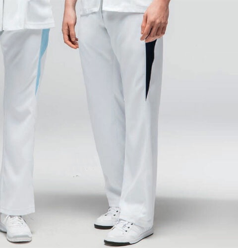 【楽天市場】SMS504-11/17/18 adidas アディダス メンズパンツ(KAZEN カゼン)(透けない ストレッチ ウエスト脇ゴム 前開き ホワイト サックス ドクター 医師 ...