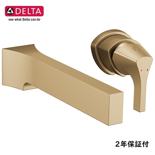【楽天市場】取寄せ商品 DELTA デルタ ズーラ ウォールマウント 壁付け 壁出し 洗面用水栓 混合 節水 シングルハンドル 2穴用 ...