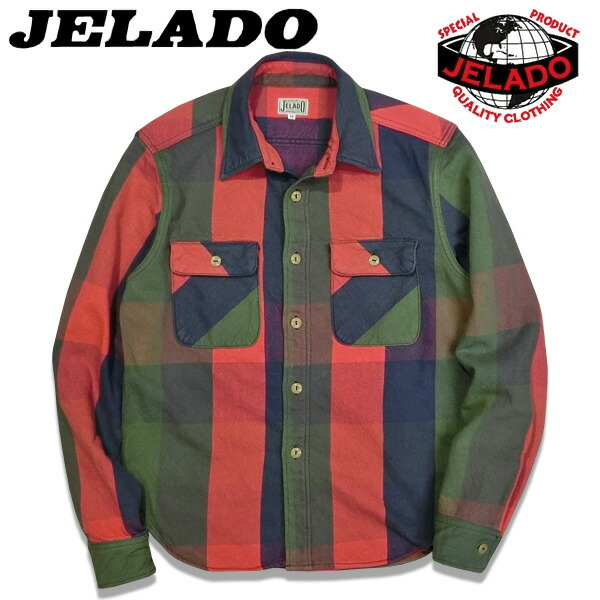 【楽天市場】JELADO(ジェラード）Unionworkers Shirts Short Length (ユニオンワーカーズシャツショート ...