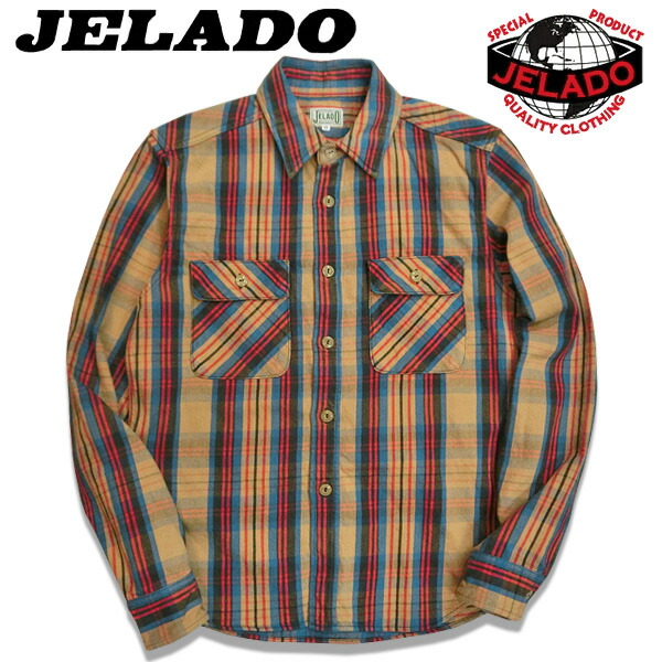 【楽天市場】JELADO(ジェラード）Unionworkers Shirts Short Length (ユニオンワーカーズシャツショート ...