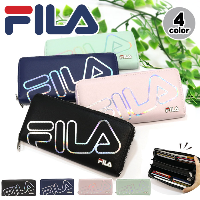 【楽天市場】長財布 FILA フィラ 財布 オーロラビッグロゴ 長財布 束入れ ラウンドファスナー ラウンド財布 ラウンドウォレット メンズ レディース 女性 女子 男女兼用 学校 通勤 通学 ...