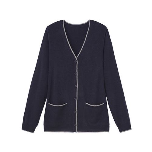 【楽天市場】カーディガンネイビー GKNL-1972 /業務用/新品/小物送料対象商品：業務用厨房機器・家具・食器INBIS