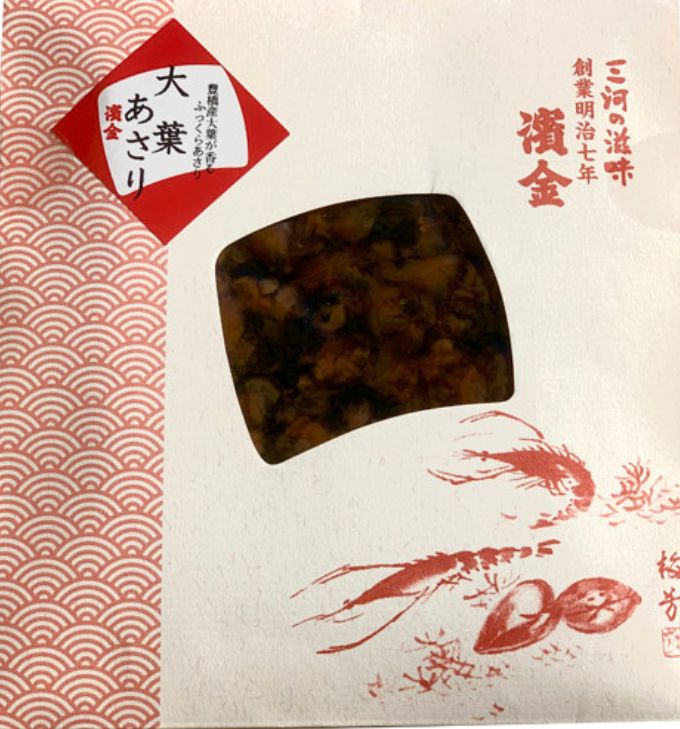 【楽天市場】濱金 三河つくだ煮 滋味袋 大葉あさり：濱金