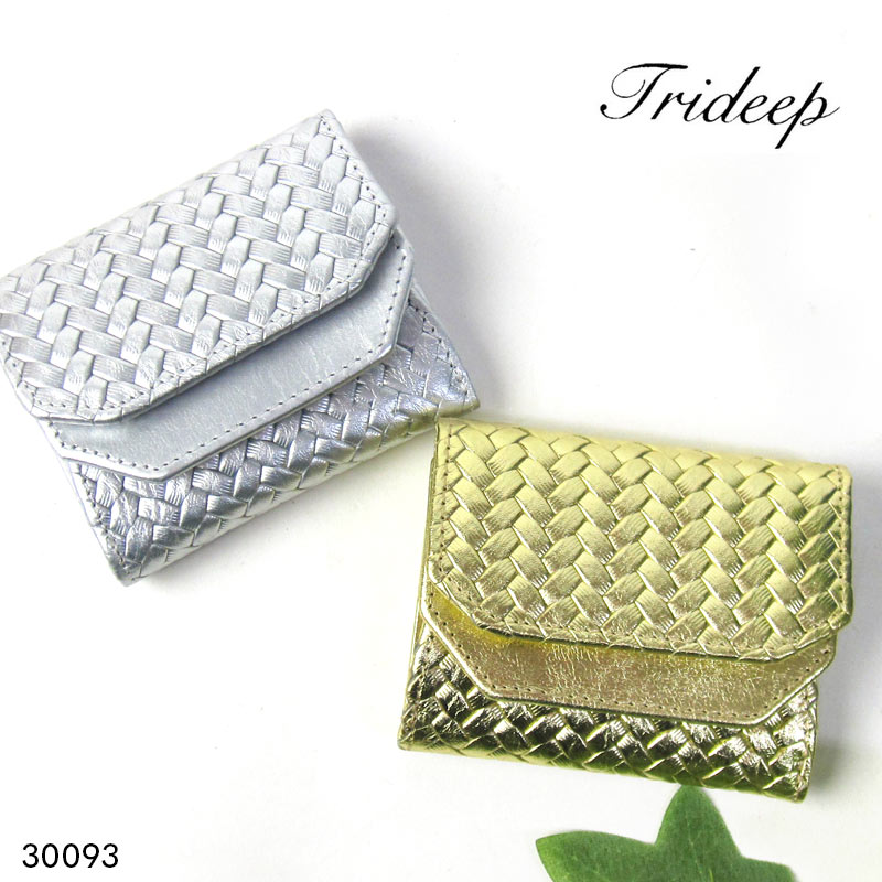 【楽天市場】Trideep 三つ折り財布 30093 本革 レザー 革製 サイフ 三つ折り 小さめ ミニサイズ コンパクト 札入れ有り ボックス型小銭入れ有り カード入れ有り 華やか きれいめ ...