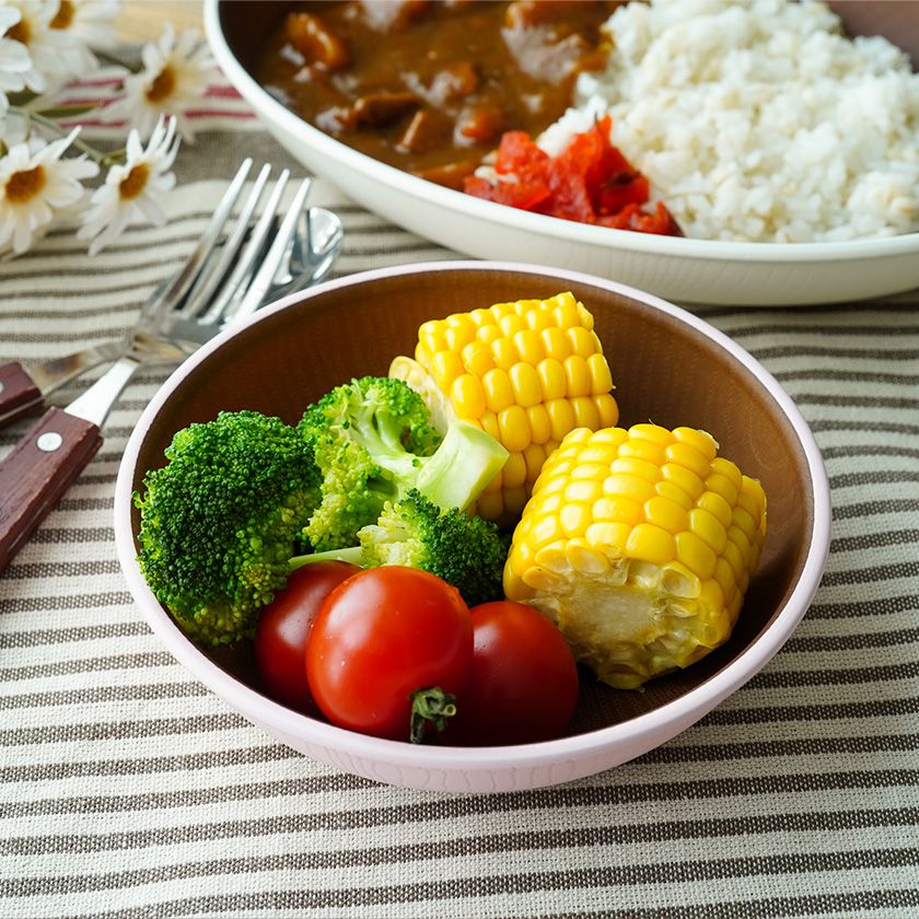 【楽天市場】【クーポン配布中】isso ecco(イッソ エッコ) 木目調 丸プレート 15cm ピンク ABS樹脂 // 日本製 アウトドア食器：おしゃれ食器 Primitive陶舎花＊花