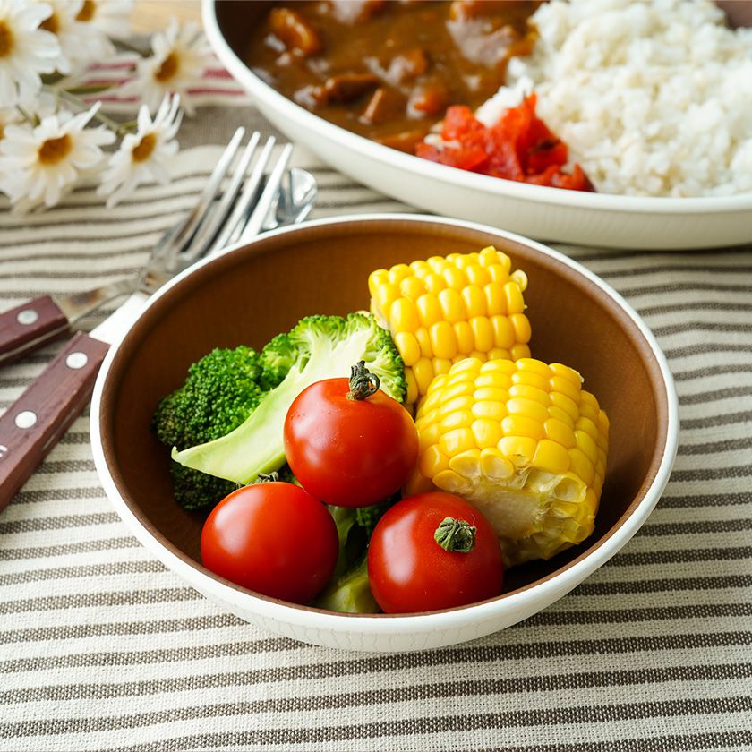 【楽天市場】isso ecco(イッソ エッコ) 木目調 丸プレート 15cm ホワイト ABS樹脂 // 日本製 アウトドア食器：おしゃれ食器 Primitive陶舎花＊花