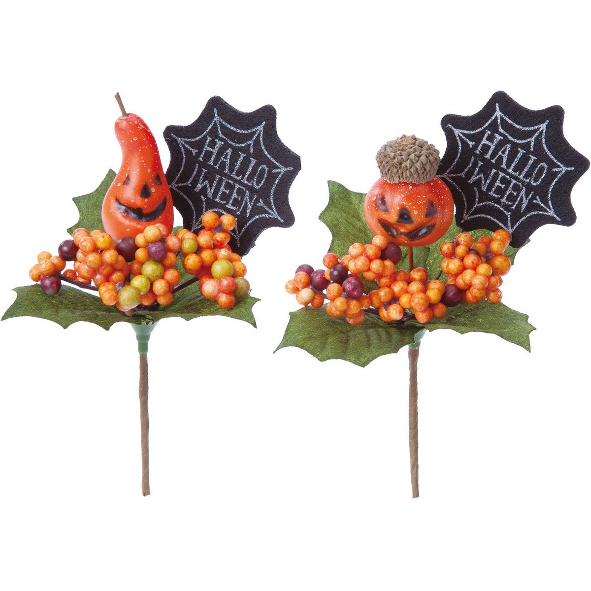 【楽天市場】YDM/パンプキンフレンドピック2AST 2種類のいずれか1つ。お選びいただけません。/HW-1498【01】 花資材・フローリスト道具 フラワーピック ハロウィンピック：花材通販 ...