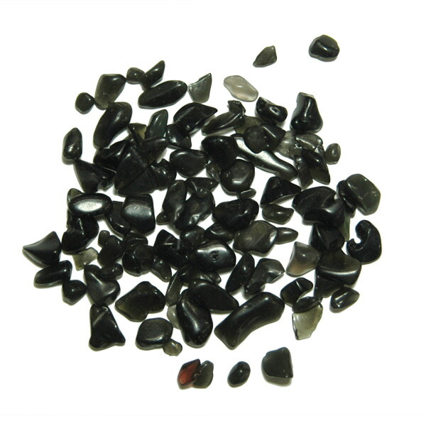 【楽天市場】エルベール/天然サザレ オブシディアン 約5g/BJ-157【07】【取寄】[3袋] 手芸用品 アクセサリー ピアス・イアリング ...