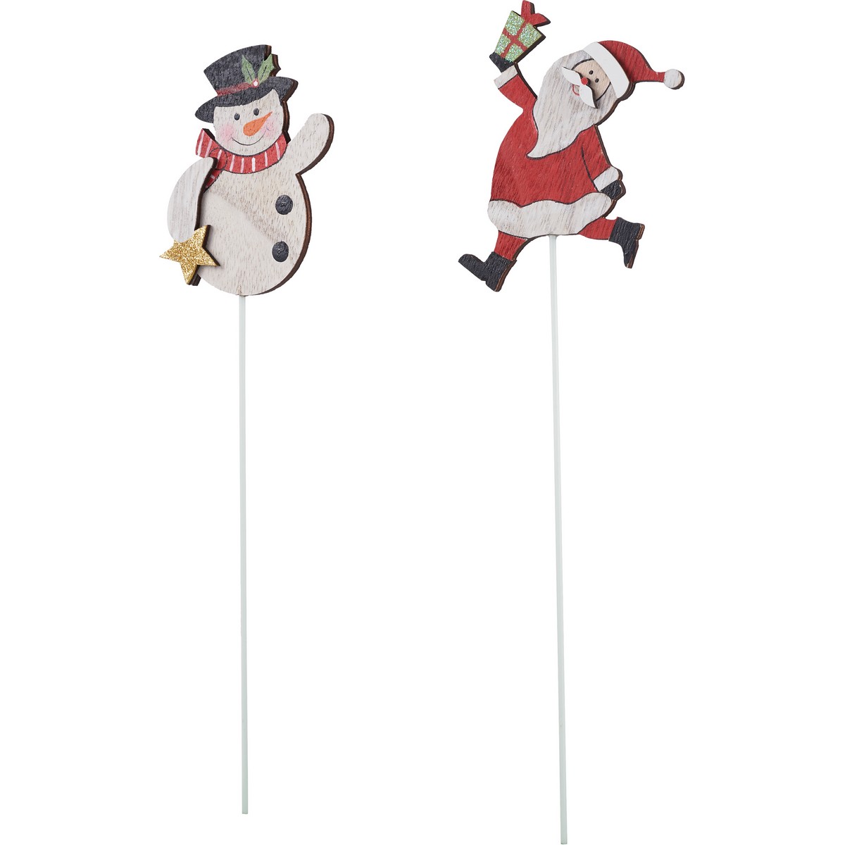 【楽天市場】YDM/サンタ＆スノーマンピック2AST 2種類のいずれか1つ。お選びいただけません。/CN -798【01】 花資材・フローリスト道具 フラワーピック クリスマスピック：花材通販 ...