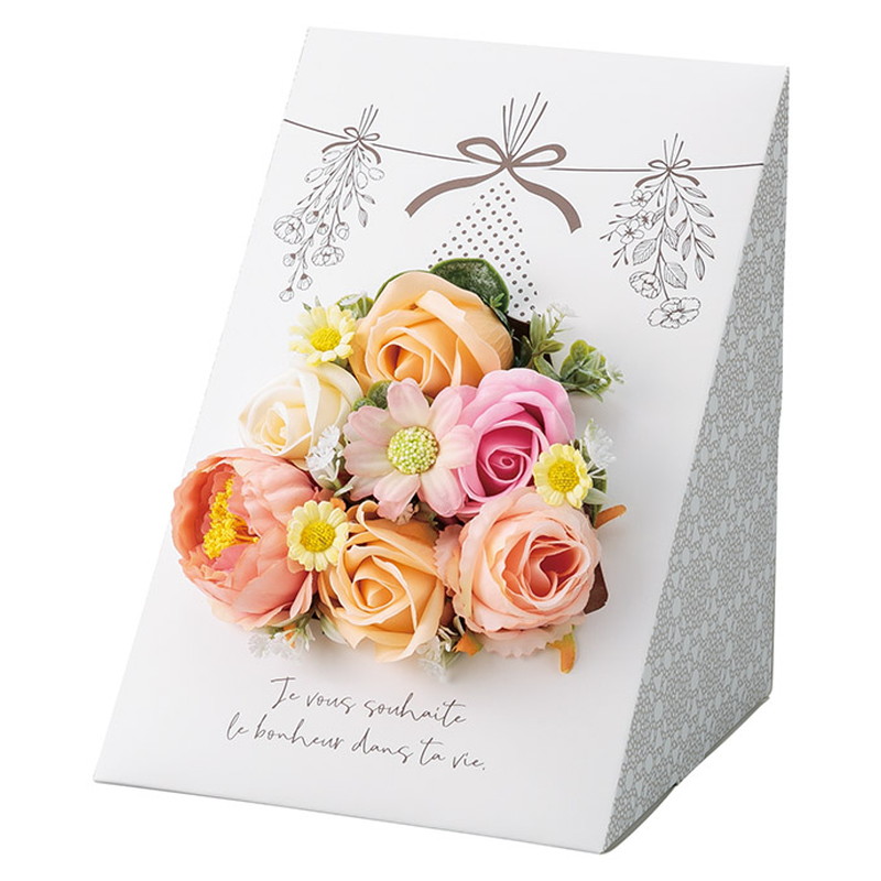 【楽天市場】【ソープフラワー】松野ホビー/スワッグガーランドボックス ピンク/GM-4903【01】 プリザーブドフラワー フレグランスソープ ...