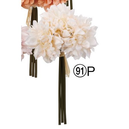 【楽天市場】【造花】アスカ/ダリアバンチ(1束3本) アイボリーピンク/A-34726-91P【01】 造花（アーティフィシャルフラワー ...