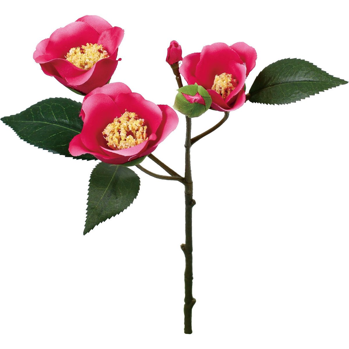 【楽天市場】【造花】YDM/椿スプレー ビューティー/FS-5436BTY【01】 造花（アーティフィシャルフラワー） 造花 花材「た行」 ツバキ（椿）：花材通販はなどんやアソシエ