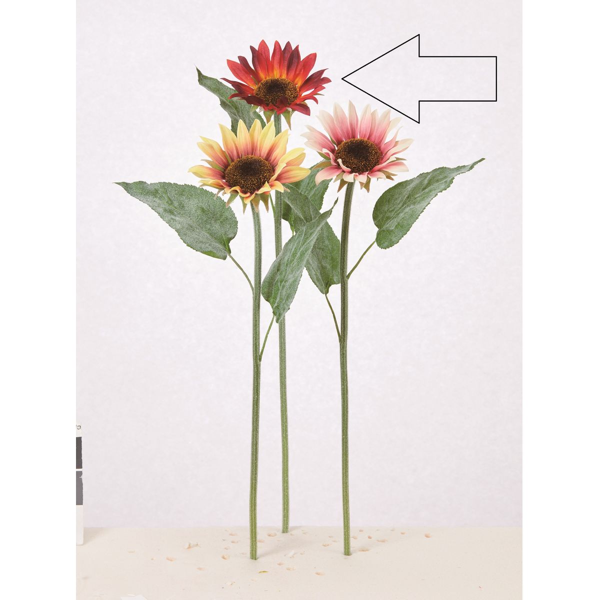 【楽天市場】【造花】アスカ/サンフラワー ブラウンレッド/A-34990-28R【01】 造花（アーティフィシャルフラワー） 造花 花材「は行 ...