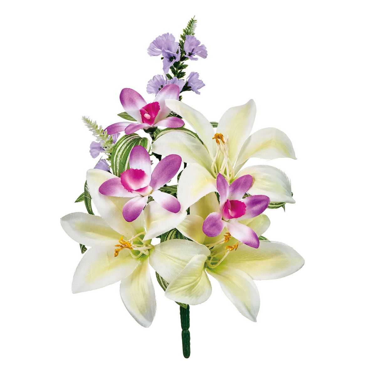 【楽天市場】【造花】MAGIQ東京堂/リリーデンファレブッシュ CR/ORC クリームオーキッド/FM0B2509【01】 造花 ...