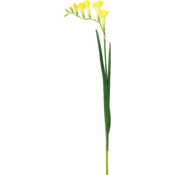 【楽天市場】【造花】YDM/エアリーフリージア/FS-7980-Y【01】 造花（アーティフィシャルフラワー） 造花 花材「は行」 フリージア：花材通販はなどんやアソシエ